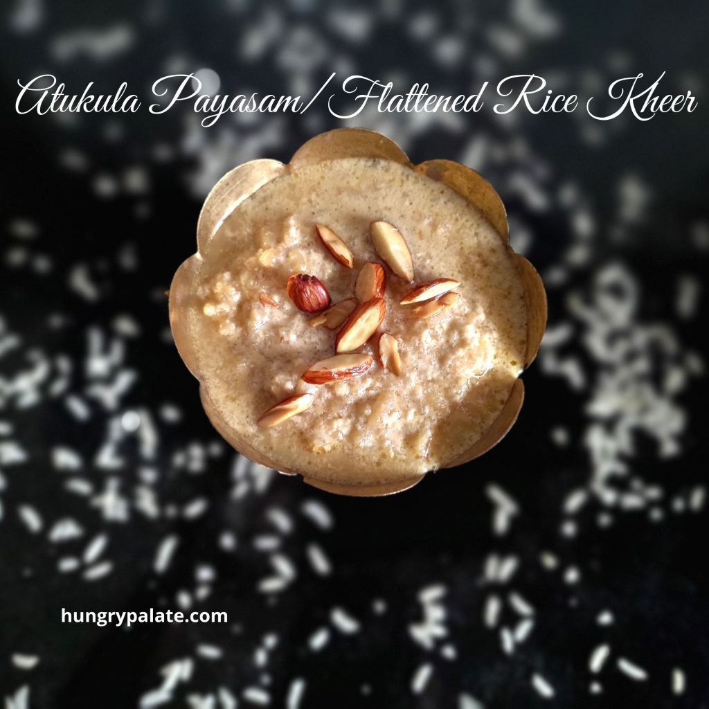 Atukula Payasam-Atukula Payasam Using Jaggery » Hungry Palate
